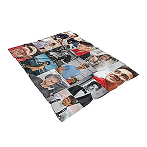Lament Configuration Charles Leclerc Picture Collage Throw Blanket for Women Men Girls Boys Couch Sofa Bed Decor 60" x 50" (150cm x 130cm)