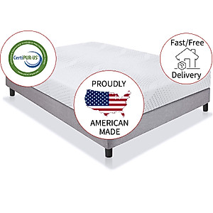 Made in The USA 10" Graphite Infused Memory Foam Mattress Sleeps Cooler (RV King - 72x80)