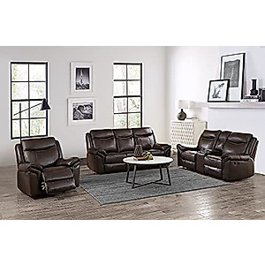 Lexicon Whirlaway Glider Reclining Chair, Dark Brown
