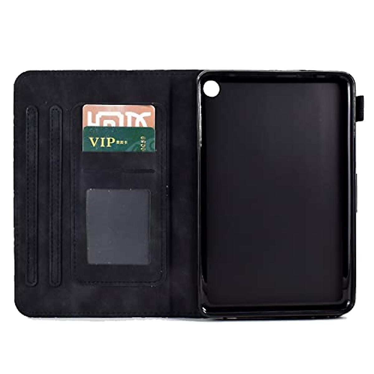 Slim Tablet Case Compatible with Kindle Fire 7 2022 Release Case 12th Generation Premium 7inch Leather Case, Case Compatible with Kindle Fire 7 2022 Release Case Drop-Proof Cover Protective Cover wit