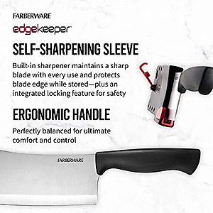 Farberware 5209950 Cleaver Knife, 6-Inch, Black