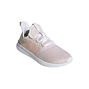 adidas Women's Casual Running Shoe, White/Vapour Pink/Wonder White, 8