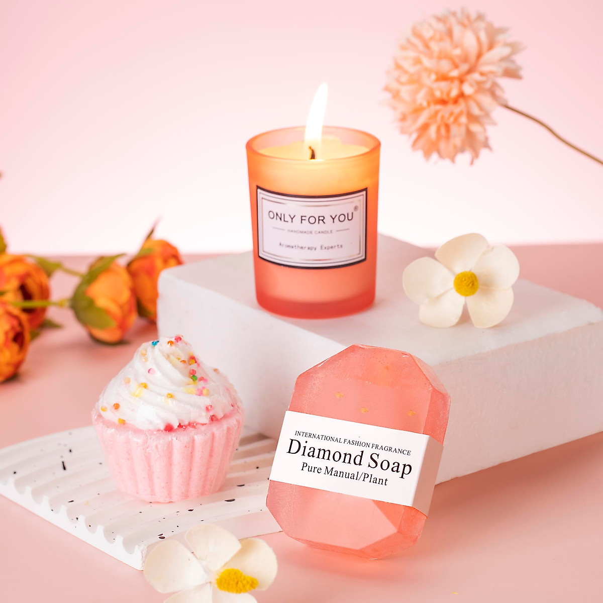 Birthday Gifts for Women,Happy Birthday Unique Female Gift Ideas for Girl Best Friend Gift Pink Gift Box Gift Basket for Women Gifts Set for Teenage Girl Sister Mom Birthday Presents