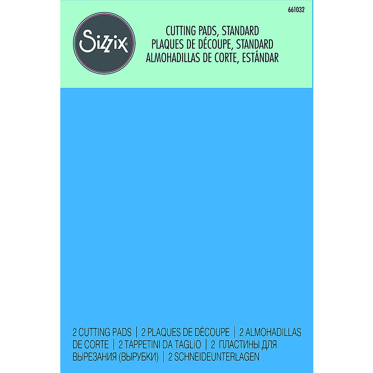 Sizzix, Blueberry, Standard Cutting Pads 661032, 1 Pair, One Size