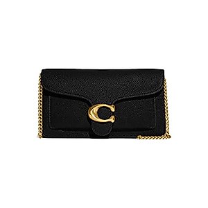 COACH Tabby Chain Clutch Black One Size