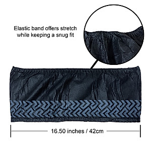 Buena Goods 100 Pack Extra Large Disposable Black Boot & Shoe Covers. Reusable Premium Water Resistant Durable Booties with Non Slip Treads for Indoor Use. Fits US Men's Size 14 & Women's 16 Shoe Size