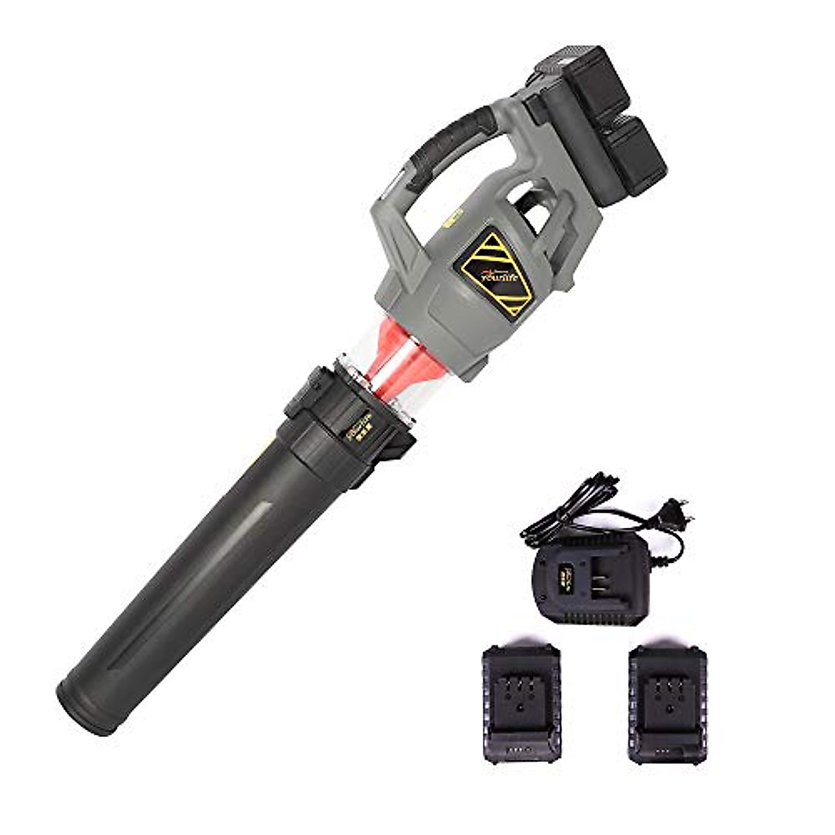 LUCKYERMORE Cordless Leaf Blower Battery Powered Electric Leaf Blower 89 MPH Variable Speed 18000 RPM 40V Lithium Leaf Blower Cordless with Battery & Charger Garden Cleaning Garage Dusting