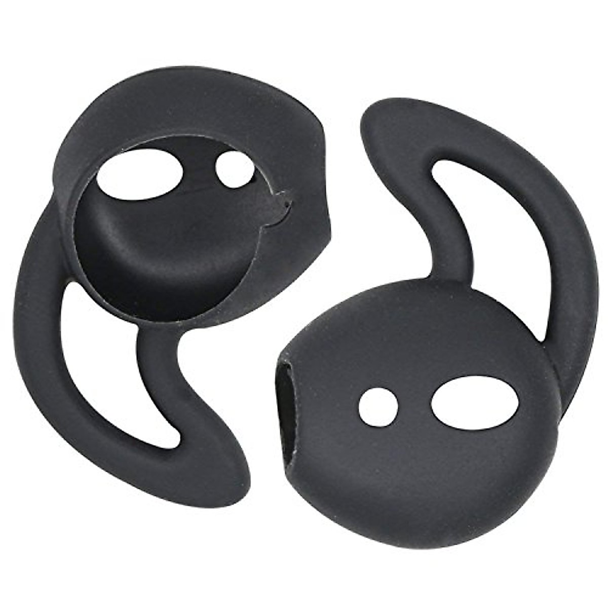 JNSA 4 Pairs Hooks and Covers Compatible with AirPods,Compatible with EarPods, Anti Drop Noise Canceling Hook Design for Sport, 4 Pairs Set 4 Colors