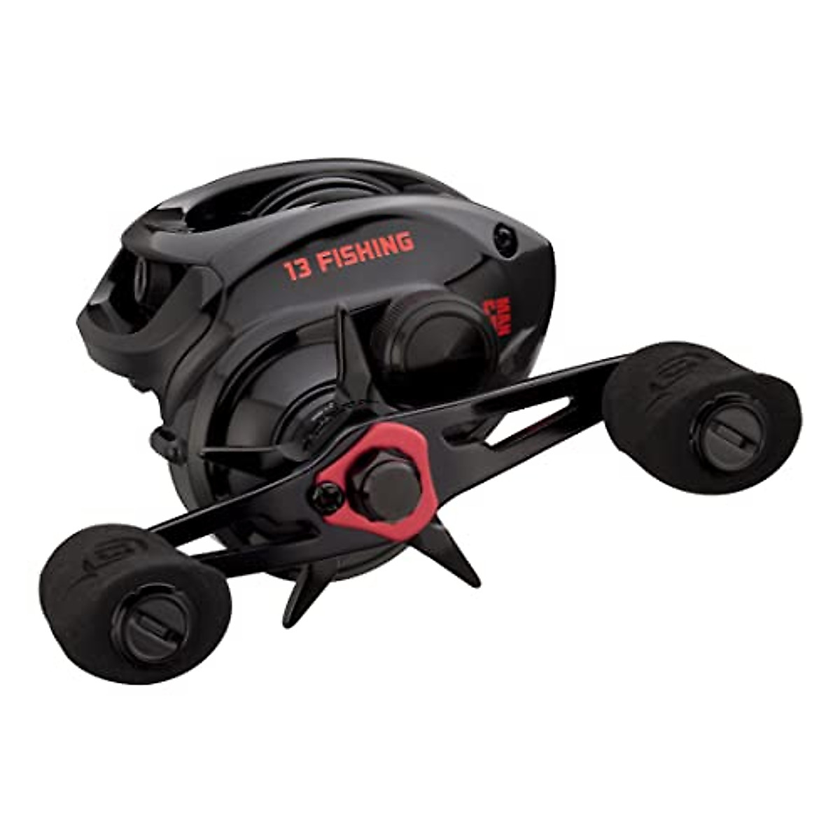 13 FISHING - Inception G2 Baitcast Reel - 7.3:1 Gear Ratio - Left Hand Retrieve (Fresh) - ING2-7.3-LH, Black