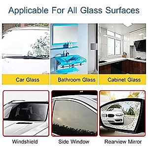 Car Glass Cleaner, Car Windshield Oil Film Cleaner, Glass Oil Film Removing Paste, Window Cleaner Glass Clear Car Paint Oil Film Remover, Glass Stripper Water Spot Remover Dirt Cleaning Cream (2)