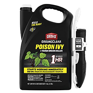 Ortho GroundClear Poison Ivy & Tough Brush Killer3 - Ready-To-Use Weed Killer Spray with Comfort Wand, 1 gal.