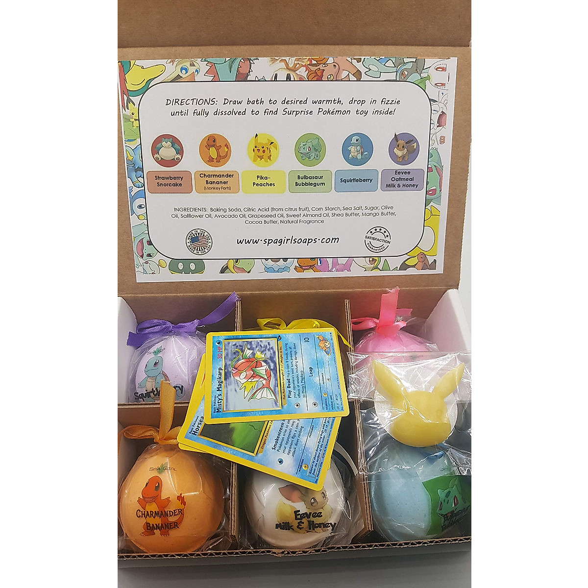 Bath Bomb Toys Inside Bath Bombs, Huge Balls (5 oz) Safe, Great for Bubble Baths, Perfect for Little Girls and Boys (6 Count) Pack of 1