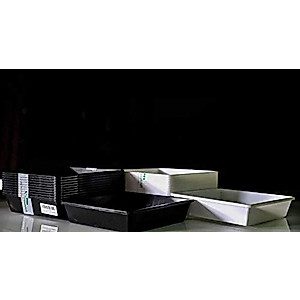 Bootstrap Farmer 1010 Seed Tray - Extra Strength Seedling Trays (No Drain Holes) - 10" x 10", 10 Pack, for Growing Microgreens, Wheatgrass Seeds, Hydroponic Germination, Fodder System 1020 Starter