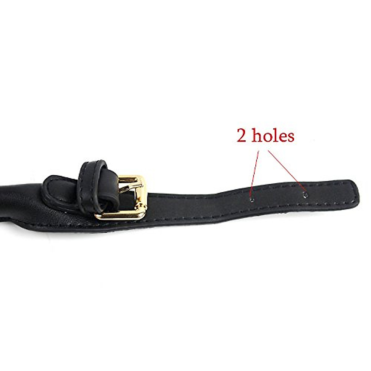 123Arts Handbag Straps Leather Replacement Interchangeable Shoulder Straps for Handbags Purse,1 Pair,17 Inches