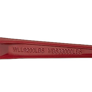 Mytee Products (4 Pack) 3/8"-1/2" Heavy Duty Ratchet Lever Load Binder w/Grab Hooks 9,200 Lbs Working Load Limit - Red | Tie Down Hauling Chain Binders for Flatbed Truck Trailer