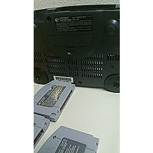 Nintendo 64 N64 Bundle with 2 Controllers, Transfer Pack, Tremor Pack & 6 Games