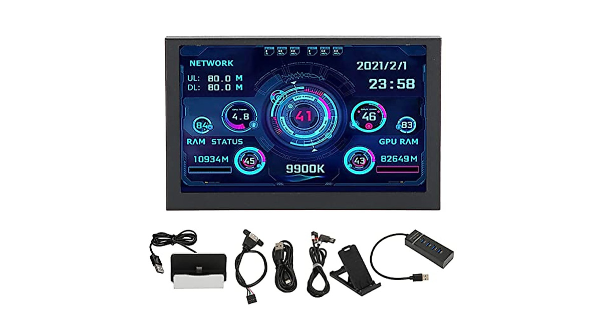 Mini ITX PC Monitor - Real-Time Data Display