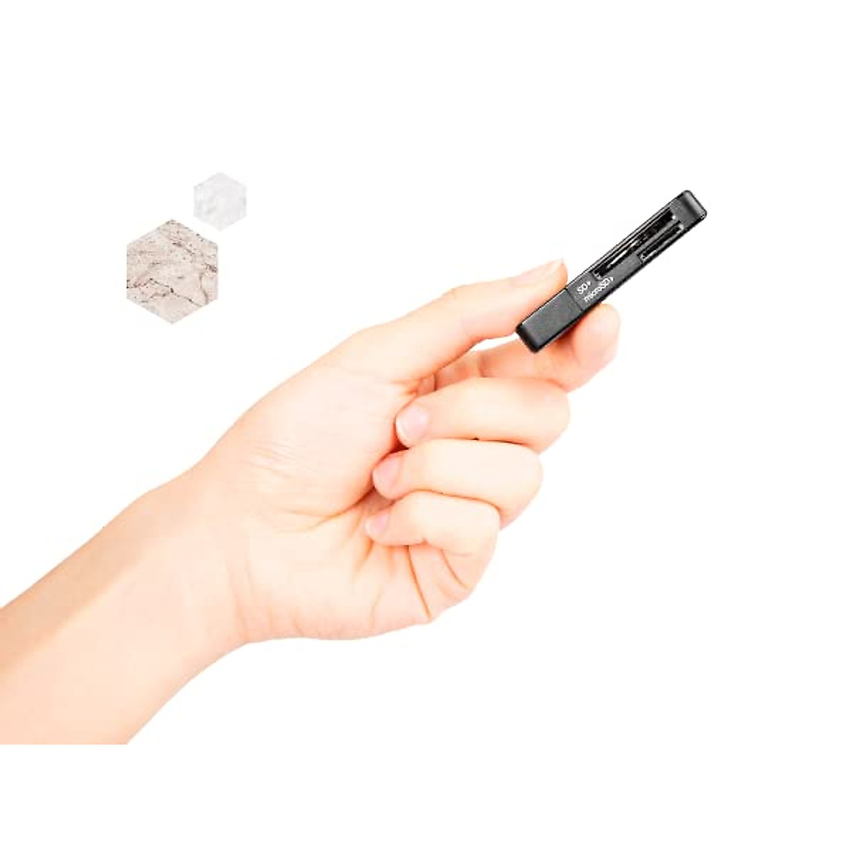 Transcend TS-RDF5K USB 3.1 SDHC/SDXC/microSDHC/SDXC Card Reader, Black