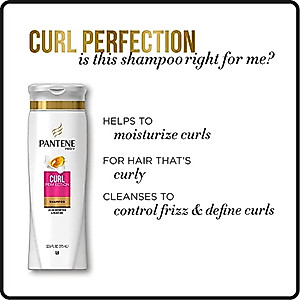 Pantene Pro-V Curly Perfection Moisturizing Shampoo 12.6 oz (Pack of 3)
