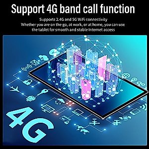 Tablet PC, Octa Core Processor 4GLTE 5G Dual WiFi Highly Sensitive Stylus 12GB RAM 256GB ROM 2 in 1 Tablet 1920x1200 IPS Display for Travel (#2)