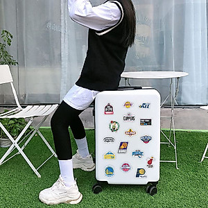 50PCS Basketball Team Fans Logo Stickers National Basketball Association All 30 Teams Collection Vinyl Decals for Laptop Skateboard Luggage Water Bottles Teens Kids Girls