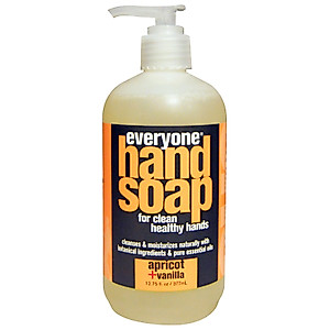 Everyone Botanical Lavender + Coconut Hand Soap & Everyone Botanical Apricot + Vanilla Hand Soap Bundle, 12.75 oz each