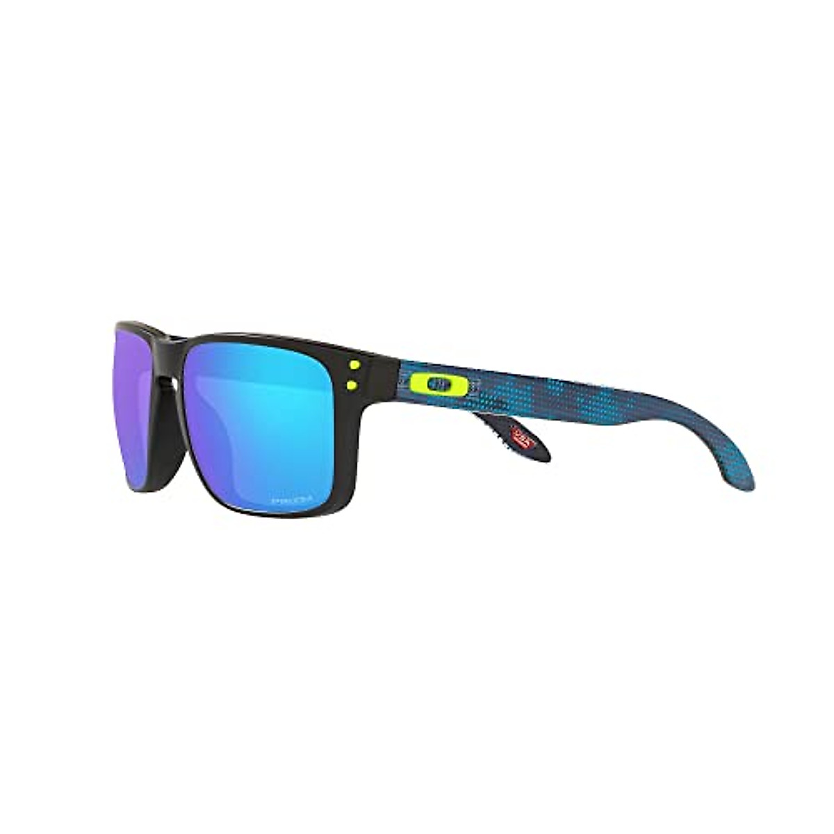 Oakley Men's Oo9102 Holbrook Square Sunglasses, Hi Res Blue Camo/Prizm Sapphire, 57 mm