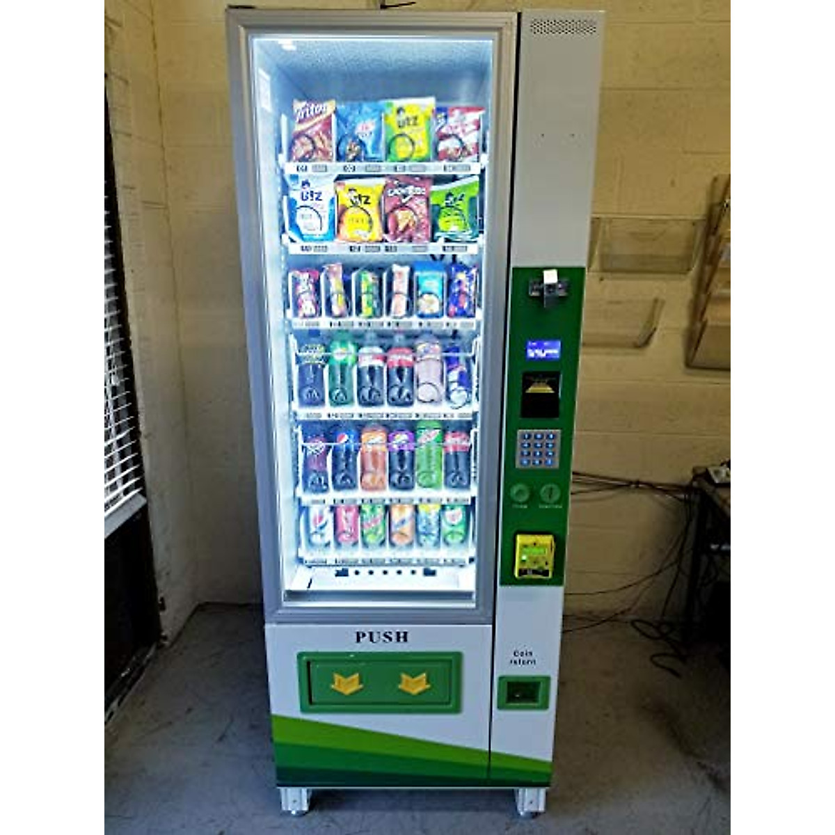 TVC Combo Vending machine with Nayax credit card reader