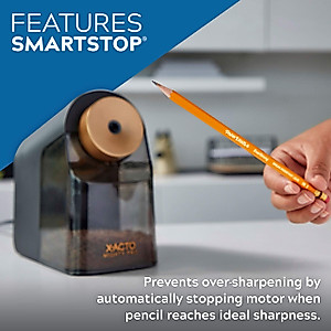 X-ACTO® Mighty Pro™ Electric Pencil Sharpener, Black
