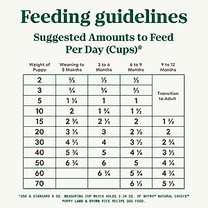 Nutro Natural Choice Puppy Dry Dog Food, Lamb & Brown Rice Recipe, 12 lb. Bag