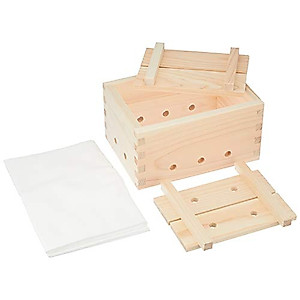 Yamako Tofu Maker, No Bend, Approx. 6.7 x 4.8 x 3.9 inches (17 x 12.3 x 10 cm)