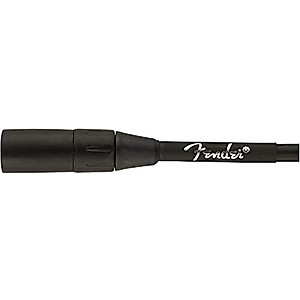 Fender Professional Series Microphone Cable, XLR, Black, 25ft
