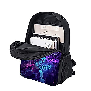 Game Backpack 3d Print Travel Schoolbags Sports Backpacks For Boys and Girls Game - 01 17 Inch