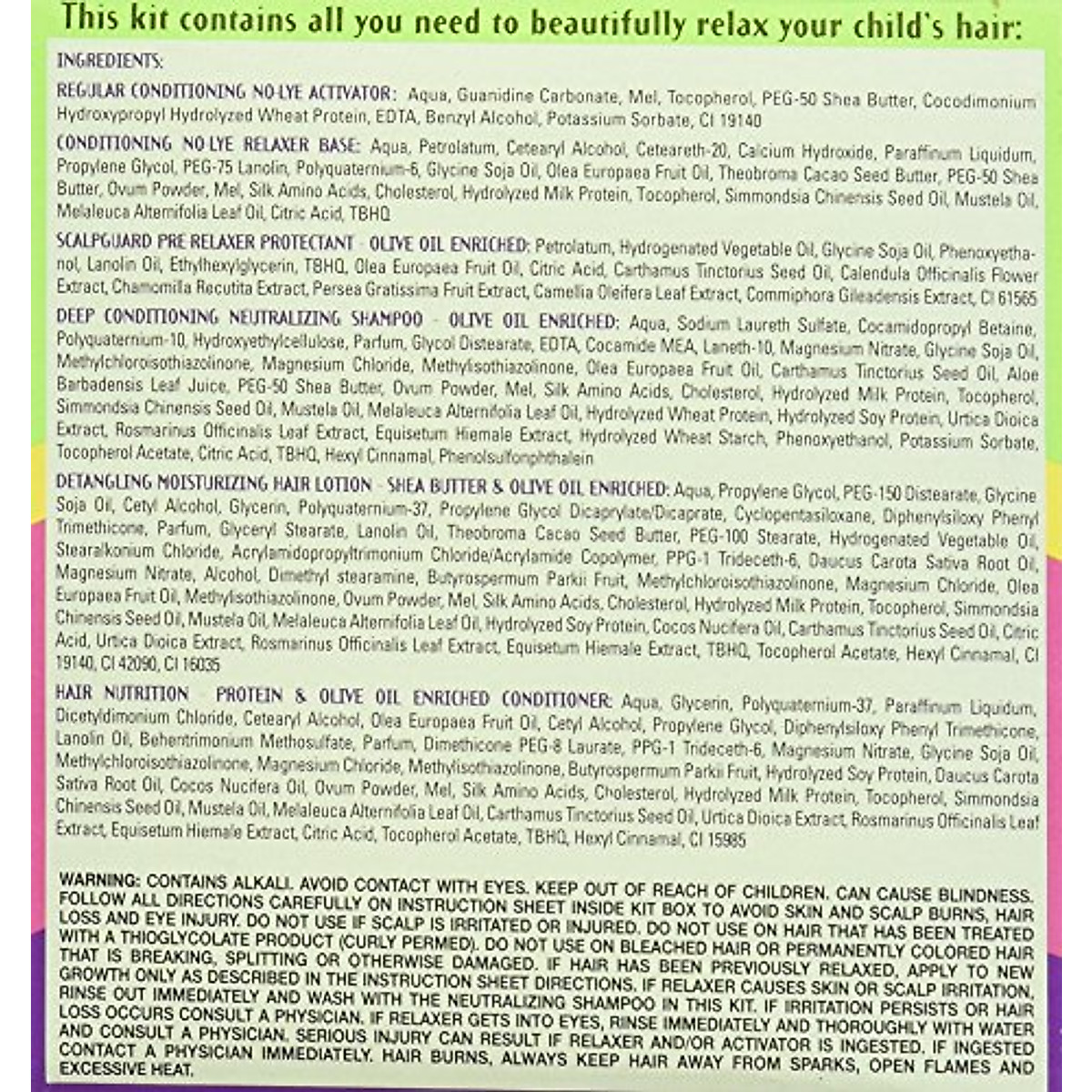Originals by Africa's Best Kids Natural Conditioning Relaxer System With Scalpguard (Regular Kit) Fortified and Enriched with Our Special Herbal Blend, Protect and Strengthen Your Child’s Hair