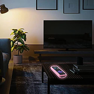Wevove Case for Roku Remote Cover-3 Pack, Remote case Compatible with Roku TV Remote Cover, Silicone Protective Controller Universal Sleeve Glow in The Dark(Glow Yellow and Glow Pink and Blue)