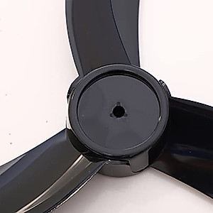 Zaldita Plastic Fan Blade Replacement for Standing Pedestal Fan Table Fanner General Accessories with Nut Cover Type K 18 Inch