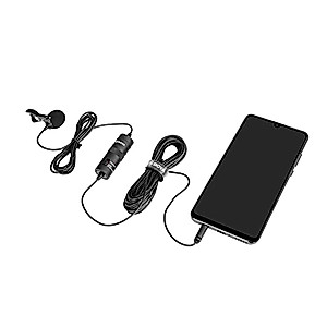BOYA BY-M1 3.5mm Electret Condenser Microphone with 1/4" adapter for Smartphones iPhone DSLR Cameras PC