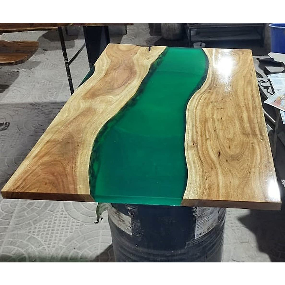 Epoxy Table, Live Edge Wooden Table, Epoxy Resin River Table, Natural Wood,Dining table, Natural Epoxy Table, Resin Table