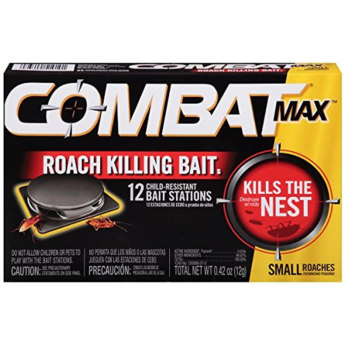 Combat Source Kill Max R1 Roach Bait, 12 Count
