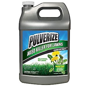 Pulverize PW-C-128 Lawns Concentrate Weed Killer, Brown Liquid