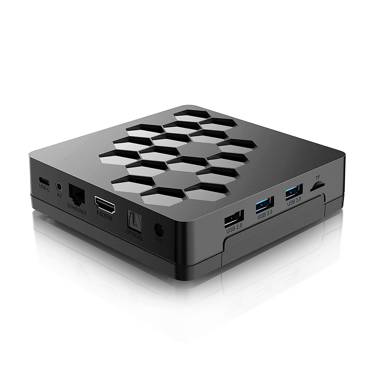 BuzzTV U5 Android 11 TV Box, Quad-Core Amlogic S905x4 Processor, 4GB DDR4 RAM, 32GB Storage, 6th Generation Wireless AX, 4K UHD Streaming Media Player