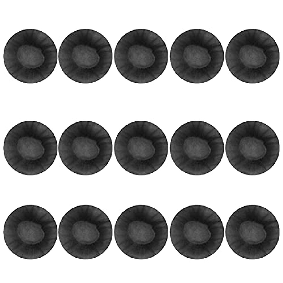 Healifty Headphone Ear Covers 100pairs Non- Earcup Most Stretchy Fit Headphone Fabric Earpad Cover Woven Disposable Headphones of Earpads on Sweatproof Sleeve Headphone Earpads