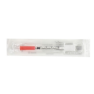 Brandzig U-40 Pet Insulin Syringes 29G 3/10cc, 1/2" 100-Pack
