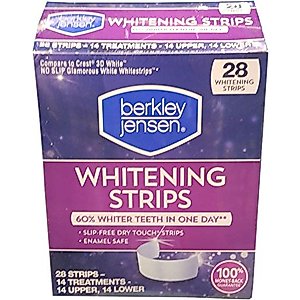 Berkley & Jensen 105374 Whitening Strips, 28 Count