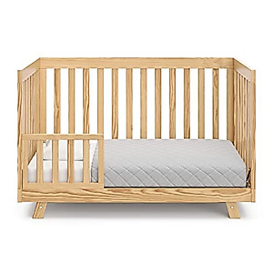 Storkcraft Beckett 3-in-1 Convertible Crib (Natural) – Converts from Baby Crib to Toddler Bed and Daybed, Fits Standard Full-Size Crib Mattress, Adjustable Mattress Support Base