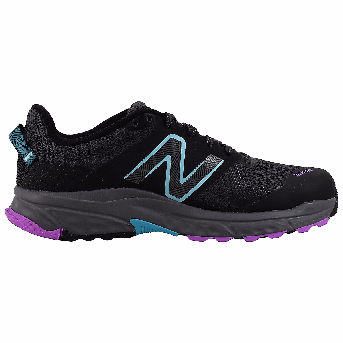 New Balance Women's Fresh Foam 510 V6 Trail Running Shoe, Magnet/Cosmic Rose/Virtual Blue, 8 Wide