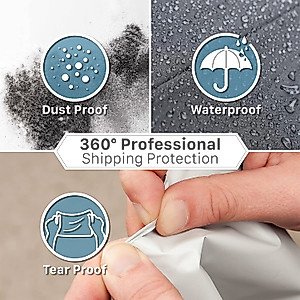 Fosmon 30x36 (5 Pack) Large Poly Mailers, Self-Seal Tear-Proof Waterproof Strong Adhesive Shipping Envelopes Bags for Clothing, Business Suppliers