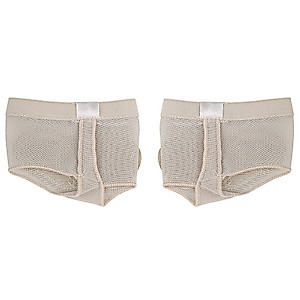 Akozon Dance Paw Pads Shoes, Lyrical Ballet Belly Dance Foot Thongs Dance Paw Pad Shoes Half Sole Fitness Accessory(M)