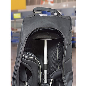JEF WORLD OF GOLF Travel Cover and Club Protector Combo Set, Black (JR1072)