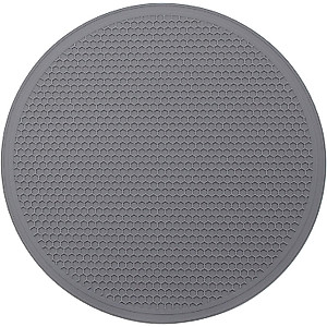 Silicone Microwave Mat Heat Resistant Multifunctional Mat, Splatter Guard, Trivet, Hot Pad, Pot Holder Round 12 Inch, 1 Pcs